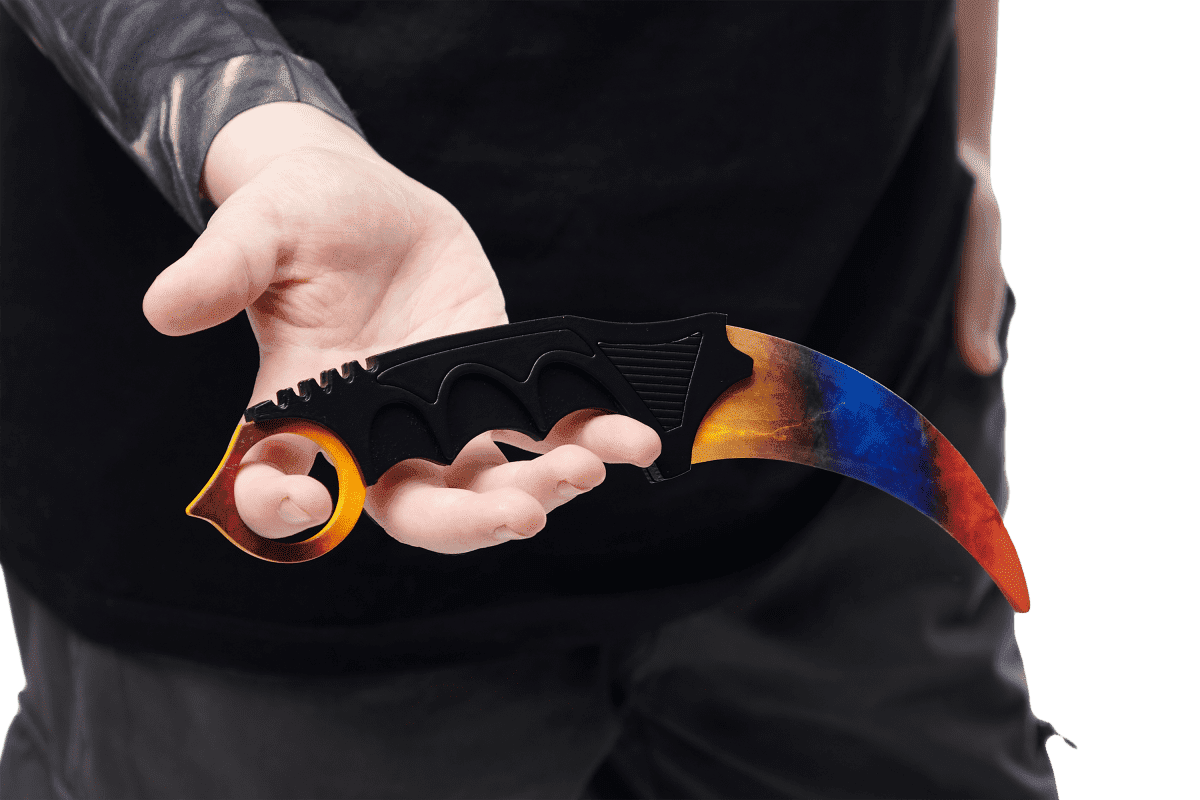Купить Керамбит Мраморный Градиент КС ГО / Marble Fade CS GO