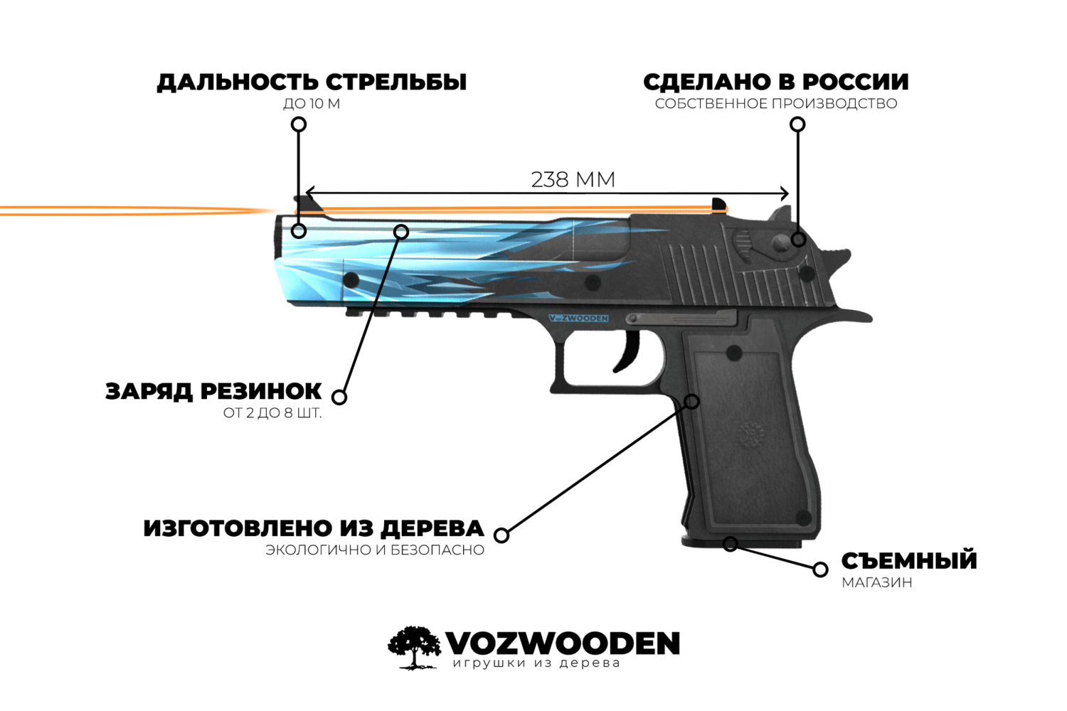 Купить Desert Eagle Драгон Гласс Стандофф 2 / Dragon Glass Standoff 2