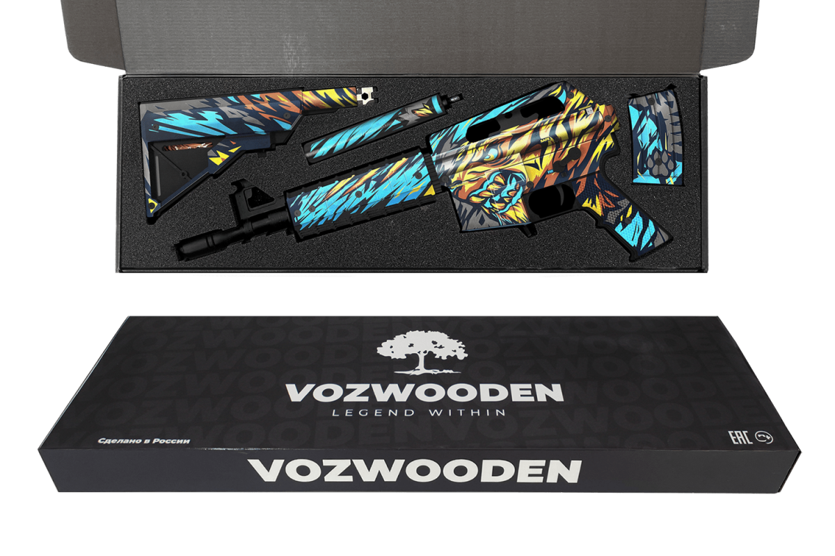 Деревянный автомат VozWooden M4A1 Active Год Тигра (Стандофф 2 ...