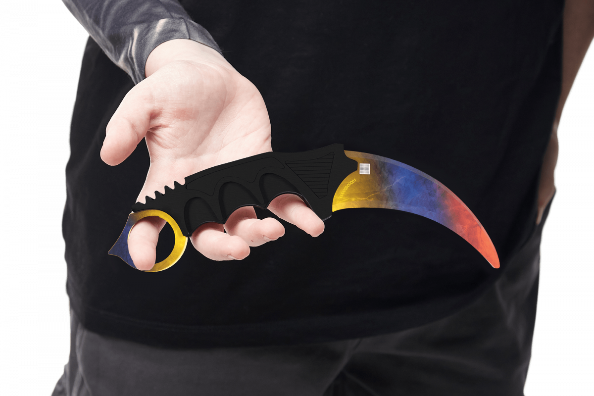 Купить Керамбит Мраморный Градиент КС ГО / Marble Fade CS GO